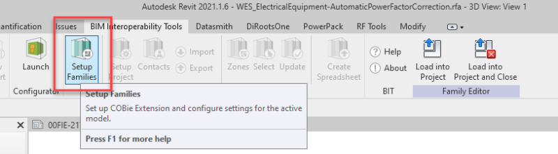 COBie data drop - PD(io) | electrical